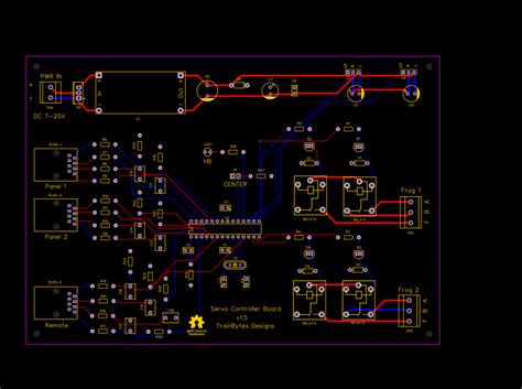 Servo Turnout Controller Easyeda Open Source Hardware Lab