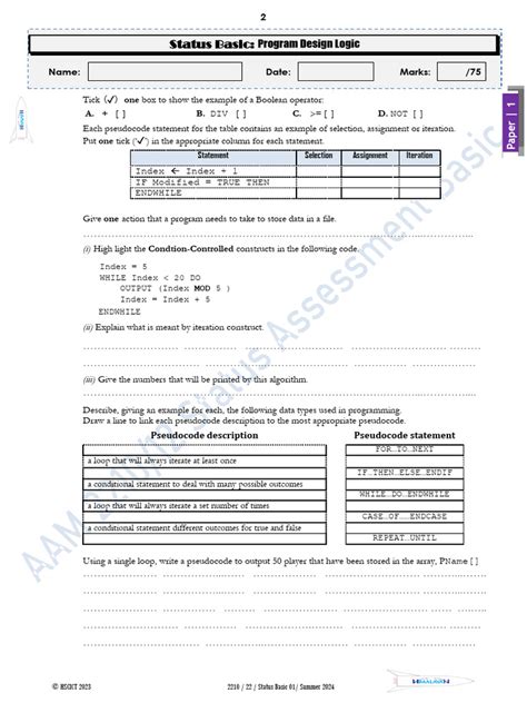 221002status Basicprogram Design 2024 1 Pdf Computer