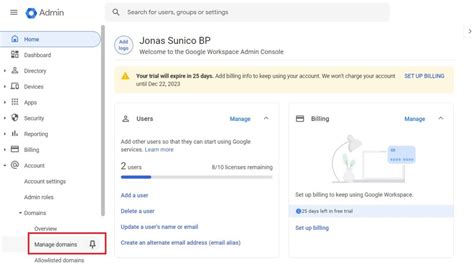 How To Change Google Workspace Domain Tech Junkie