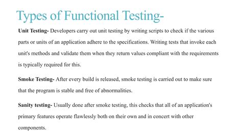 Functional Testing All You Need To Know 2pptx