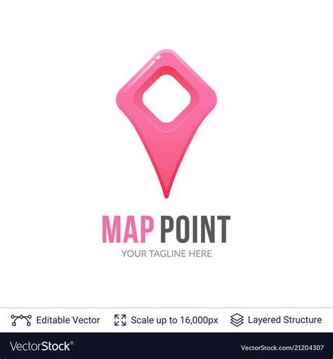 Map Location Pointer Royalty Free Vector Image