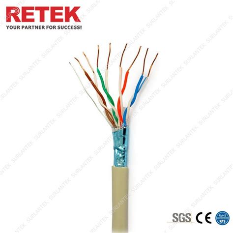 24awg Solid Bare Copper Ftp Cat5e Cable Shielded Cat5e Computer Network