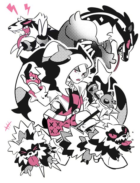 Gogeyama Galarian Linoone Galarian Zigzagoon Obstagoon Piers Pokemon Nintendo Pokemon