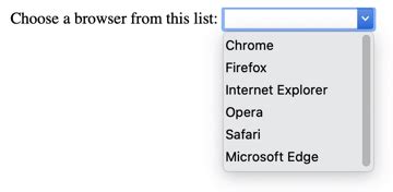 Native HTML Autocomplete With Dropdown For Input Field From List