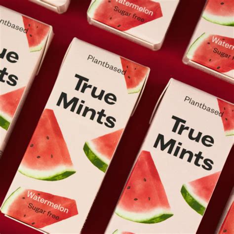 True Gum Watermelon True Mints Evergreen Healthfoods