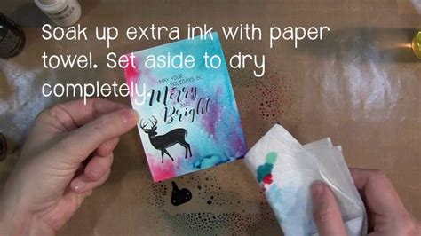 Unity Stamp Co Quick Tip Spray Ink Background Unity Stamps Unity Stamp Company Unity