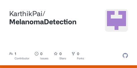 GitHub KarthikPai MelanomaDetection