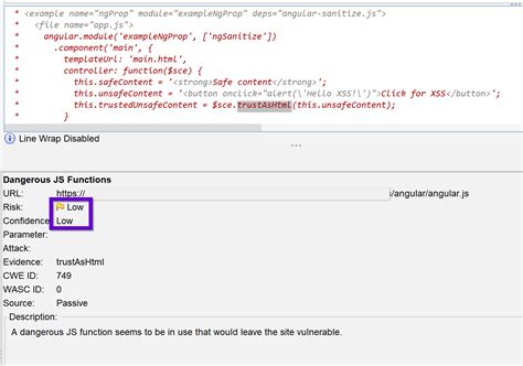 AngularJS Reported As Low Vulnerability Should Be Higher Due To