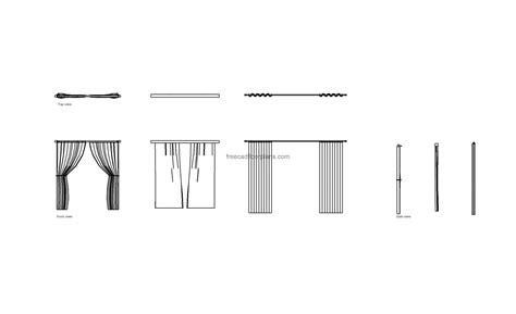 Curtain Autocad Dwg At Eve Mason Blog