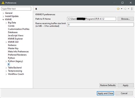 installing r on windows knime analytics platform knime community forum