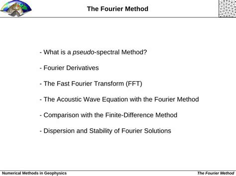 Pdf What Is A Pseudo Spectral Method Fourier Derivatives