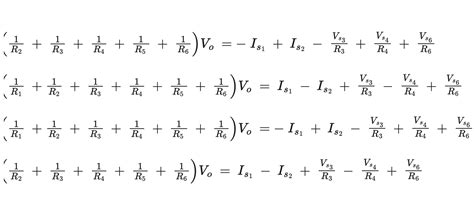 Solved Find The Correct Expression For The Nodal Voltage Vo