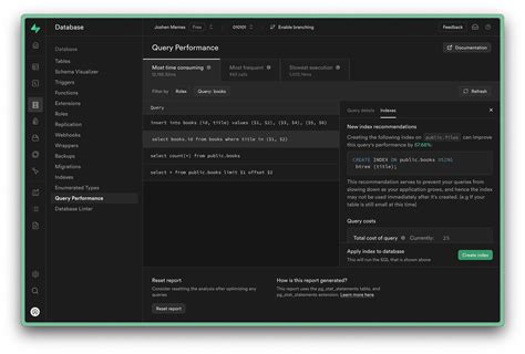 Indexadvisor Query Optimization Supabase Docs