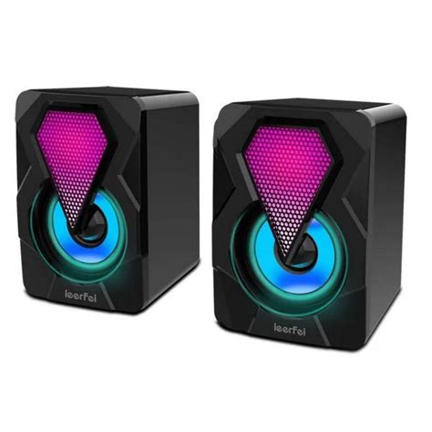 Loa Mini 2 0 Leerfei E 1046 Loa Vi Tính Mini Led Rgb Nghe Cực êm Bh 06 Tháng Shopee Việt Nam
