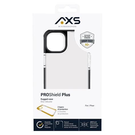 Axs Proshield Plus Magsafe Case For Apple Iphone 15 Black