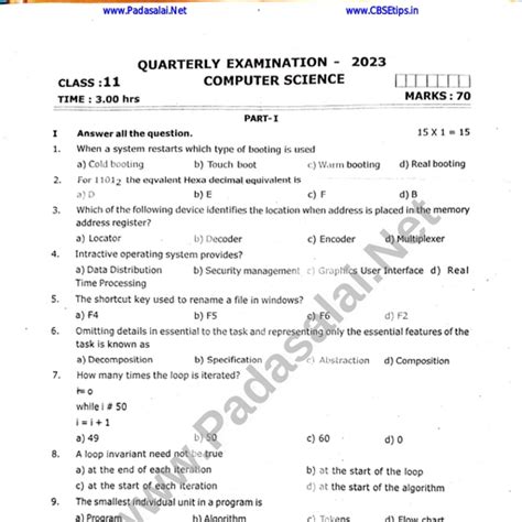 11th Computer Science Computer Science Notes Teachmint