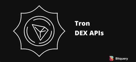Tron Dex Apis With Bitquery Graphql Apis Bitquery