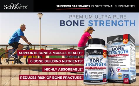 Bone Strength Supplement With Calcium D3 K2 And Magnesium
