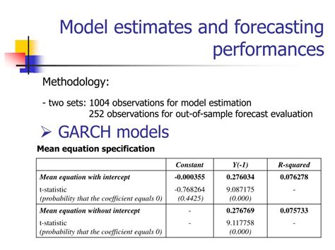 Ppt Modelling And Forecasting Stock Index Volatility A Comparison