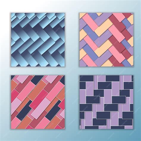 Premium Vector Common Subway Tile Pattern Colorful Background