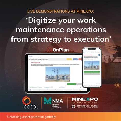 Cosol Global On Linkedin Cosol Minexpo Onplan Assetmanagement Enterpriseassetmanagement…