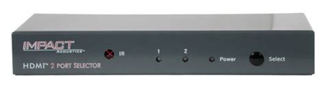 Impact Acoustics Two Port HDMI Selector Switch Review Two Ports Are Better Than One Chris
