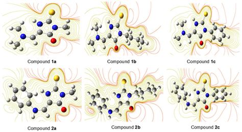 Molecular Electrostatic Potential Maps Calculated At B3lyp 6 311g D P