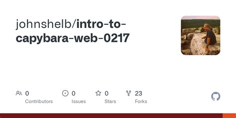 labels · johnshelb intro to capybara web 0217 · github