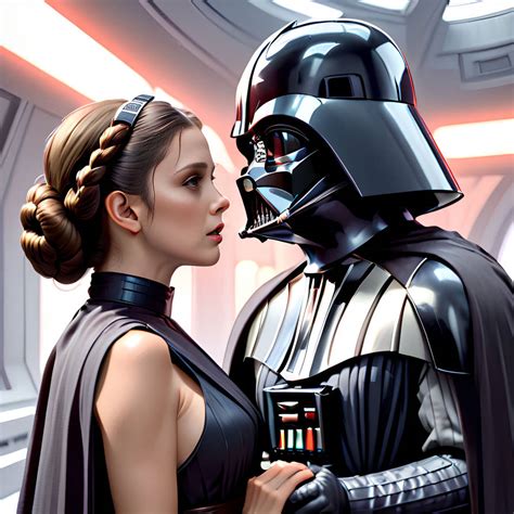 Darth Vader And Princess Leia 013 By Warpathic On Deviantart