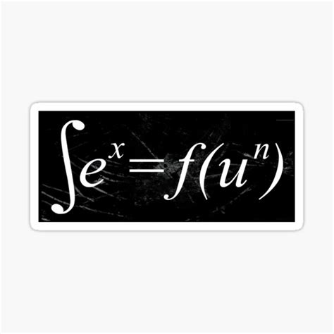 Sex Equals Fun Math Formula Sticker By Designmarks Redbubble