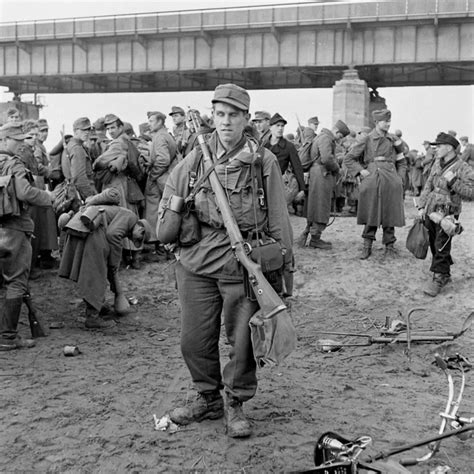 Ww2 Wwii Photo World War Two German Soldiers Prepare For Surrender