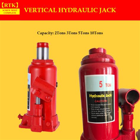 Rtk 3t5t10t Vertical Hydraulic Pressure Car Jack Hydraulic Jack