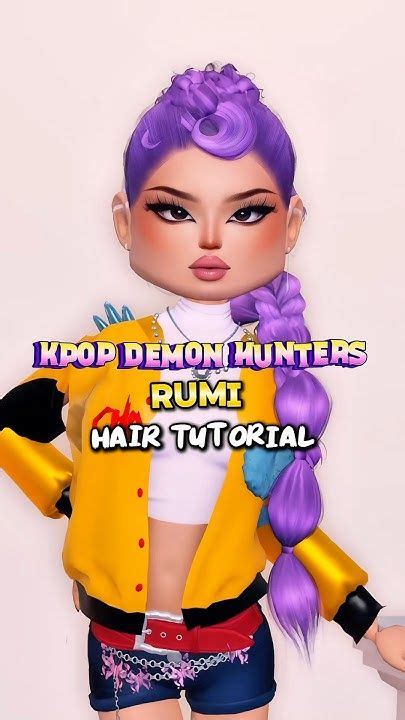 Rumi Kpop Demon Hunters Hair