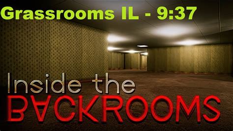 Inside The Backrooms Grassrooms 1p In 937 042 Youtube