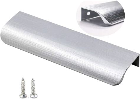 Goldenwarm 10 Pack Brushed Nickel Cabinet Pulls 5 Inch Finger Pulls For