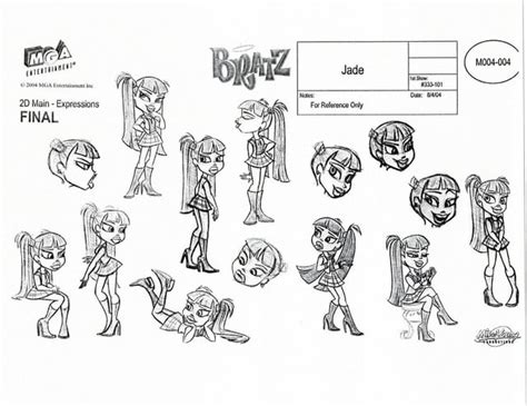 Bratz Model Sheets Rbratz