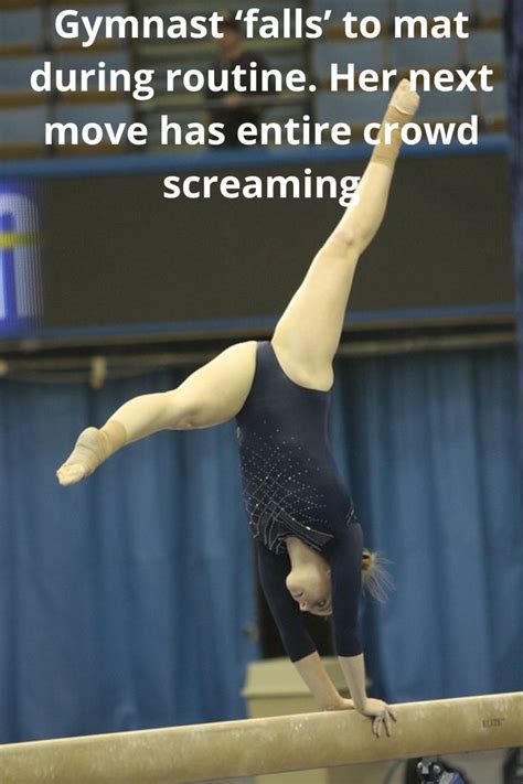Gymnast Falls To Mat During Routine Her Next Move Has Entire Crowd