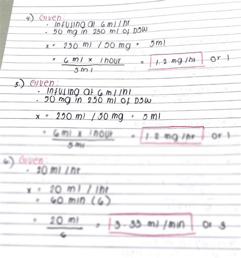 SOLUTION Iv Flow Rate Calculation 1 Studypool