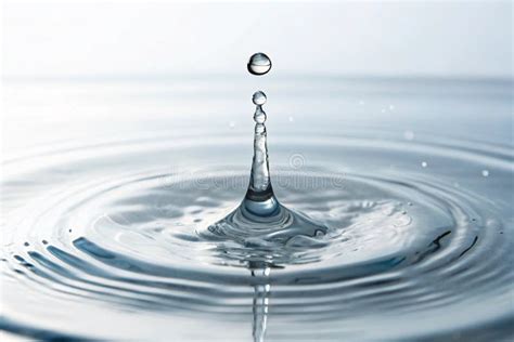 Natural Water Drop Isolated On White Background Stock Illustration Illustration Of Simple