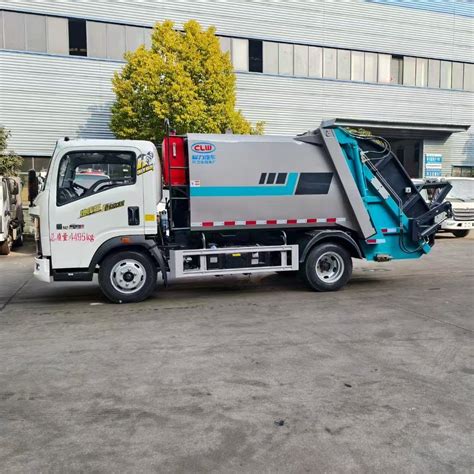 Howo Basement Compression Collection Refuse Trash Garbage Compactor Truck Garbage Truck And
