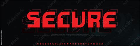 Secure Font Security Font Retro Digital Typeset Green Hacker