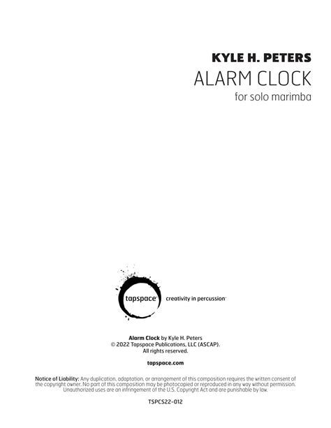 Alarm Clock Sample By Tapspace Issuu