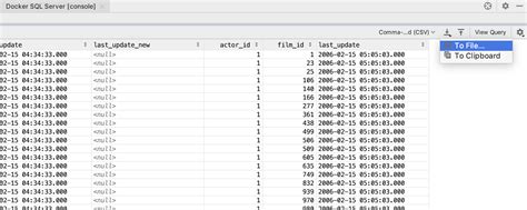 Datagrip Script To Export Multiple Queries To Csv Needed Stack Overflow