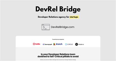 Devrel Bridge Agency Devrel Strategy