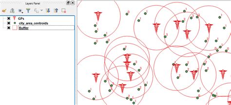 Counting How Many Buffers Cover Centroid In QGIS Geographic Information Systems Stack Exchange