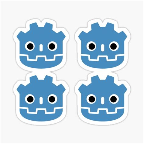 Godot Logo Sticker For Sale By Mrshy Redbubble