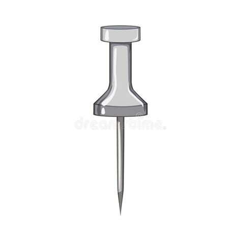 Push Pin Set Cartoon Vector Illustration Stock Vector Illustration Of