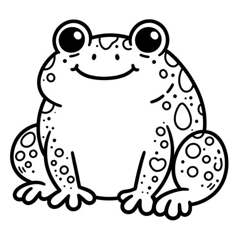 Coloriage Crapaud Drôle Télécharger Et Imprimer Gratuit Sur Coloriageenfantcom