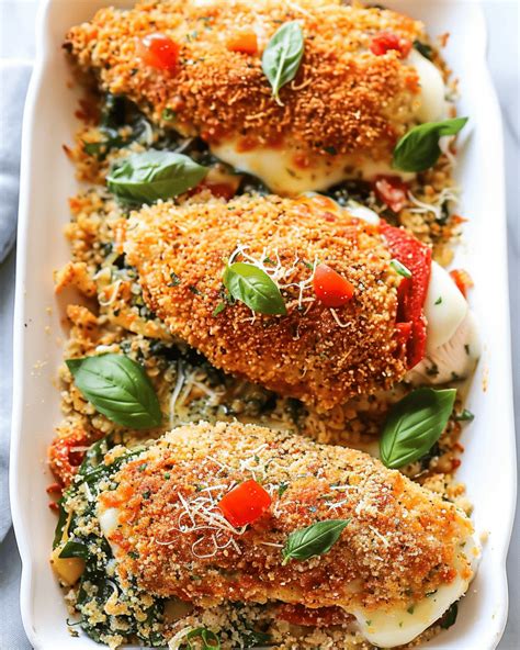 Baked Chicken Parmesan Yusra Recipe