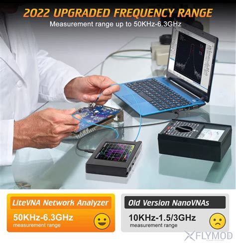 Портативний векторний аналізатор мереж та антен Litevna 64 63Ггц